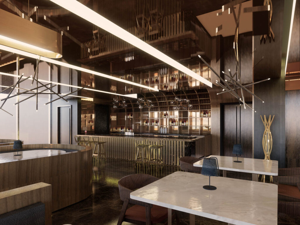 The Roof Top Club Lounge : Koi Resort & Residence - TheeAe Architects