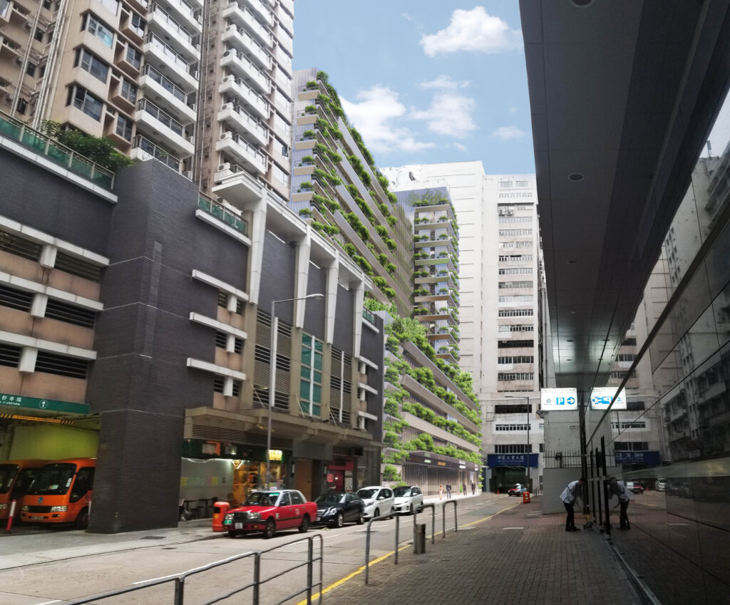 Green Facade Cheung Wah - TheeAe Architects